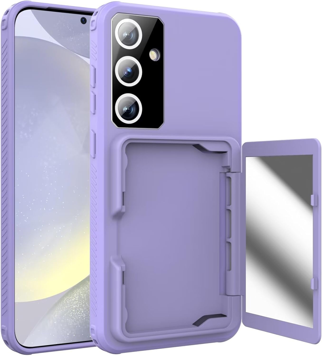 Case for Galaxy A15,Hidden Card Slot Wallet Case,Card Holder Dual-Layer ...