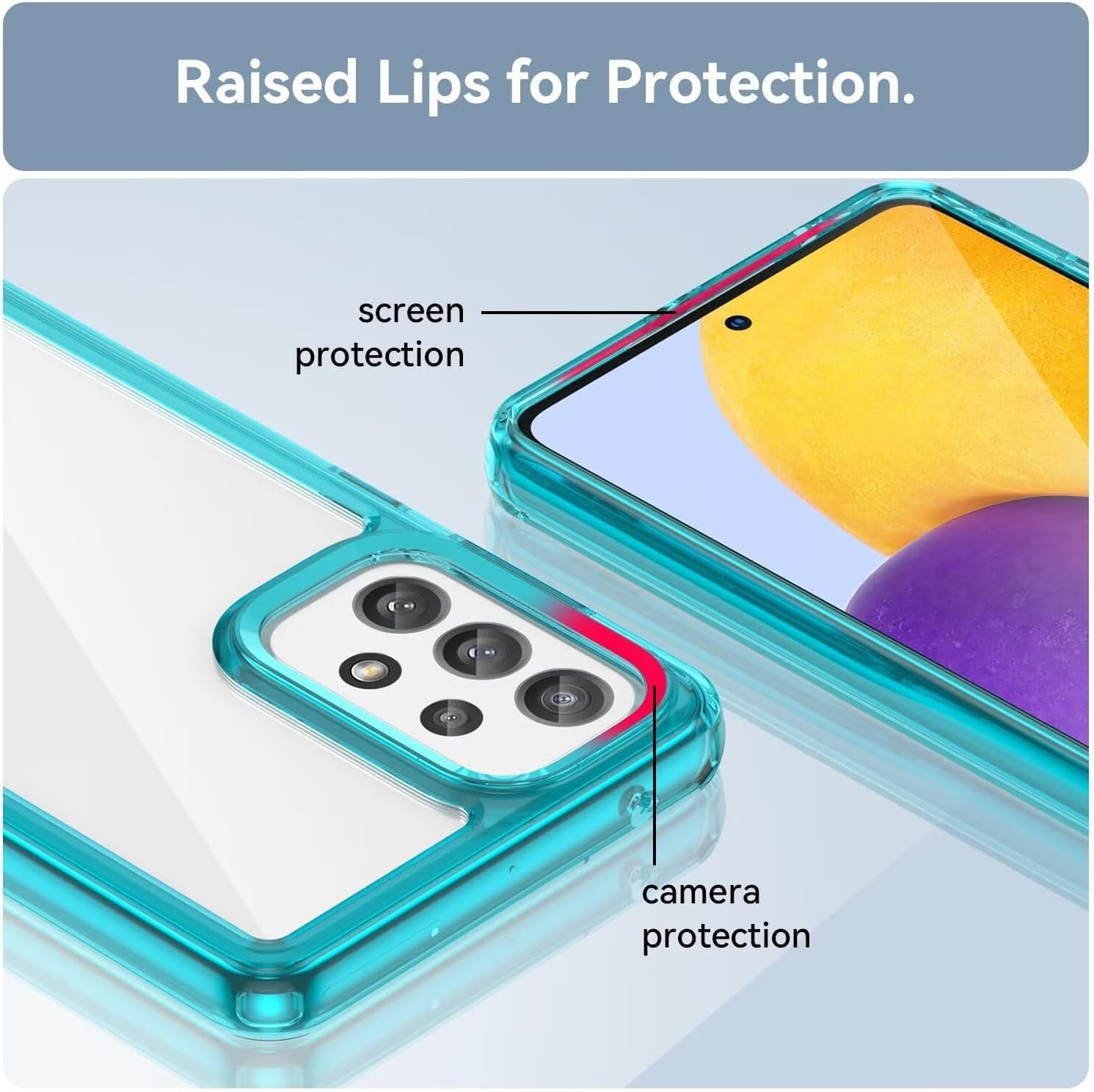 Case for Galaxy A53 5G Case/Samsung A53 SM-A536U Case with Tempered ...