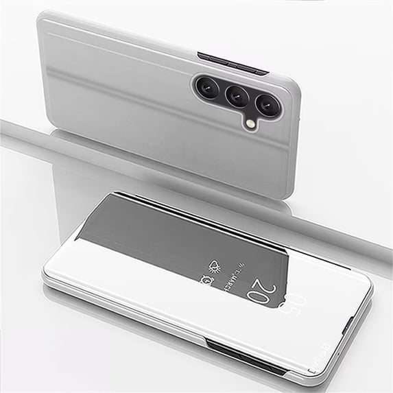 Case for Galaxy A54 5G,Luxury Design Clear View Mirror Flip PU Leather ...