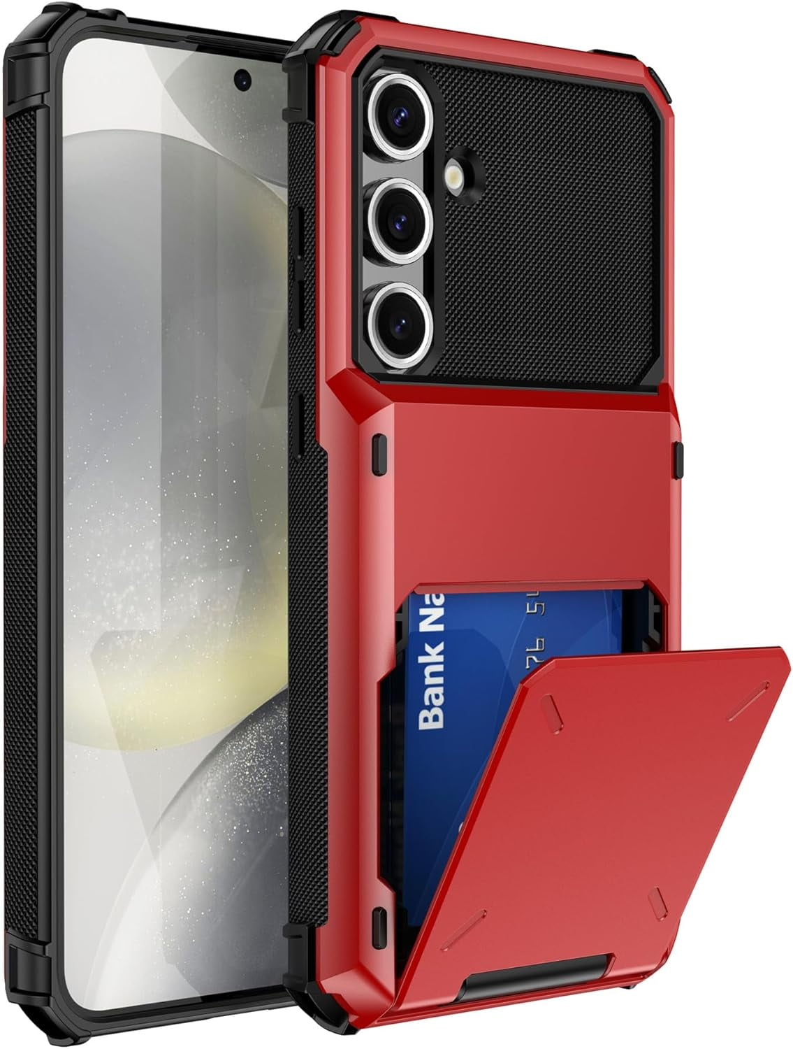Case for Galaxy A55 5G,Flip Cover Hidden Card Slot Wallet Case,Card ...