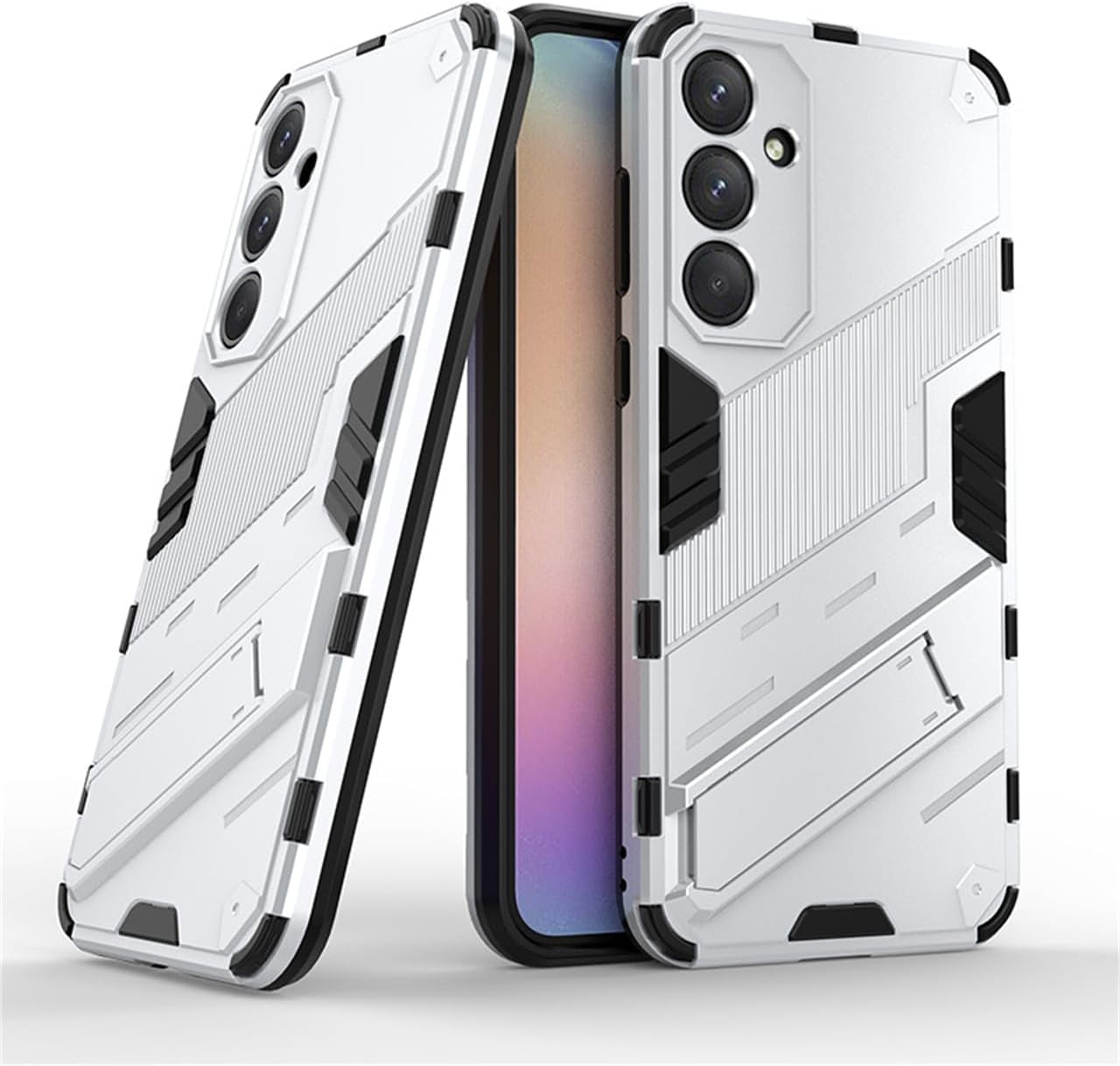 Case for Galaxy M55 5G,Military Protection [Built-in Kickstand] Dual ...