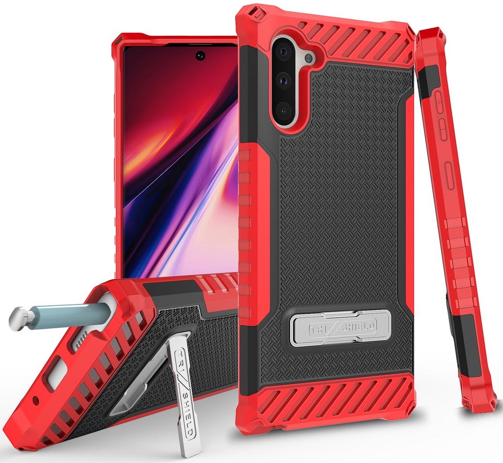 Case for Galaxy Note 10, Tri-Shield [Military Grade] Rugged Cover with ...