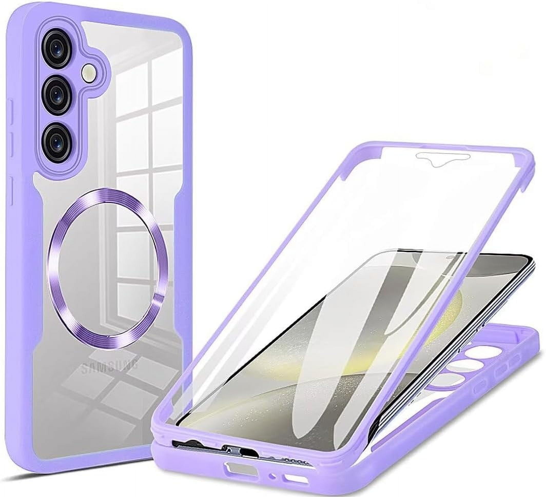 Case for Galaxy S22 Plus,Full-Body Rugged Stylish Protective Clear ...