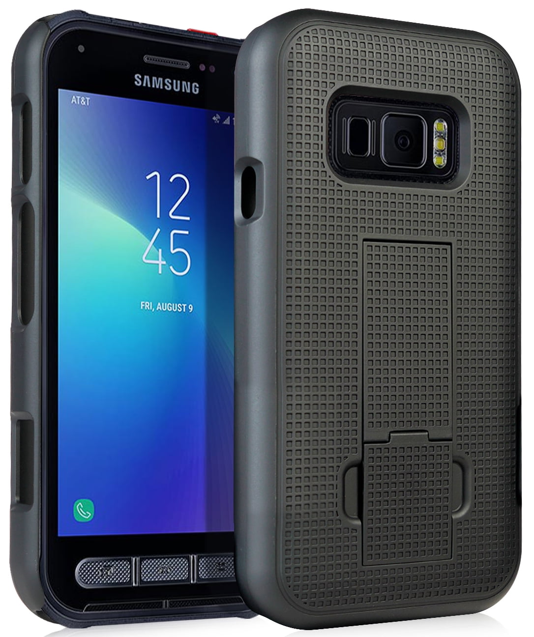 Case for Galaxy XCover FieldPro, Nakedcellphone Slim Ribbed Rubberized ...