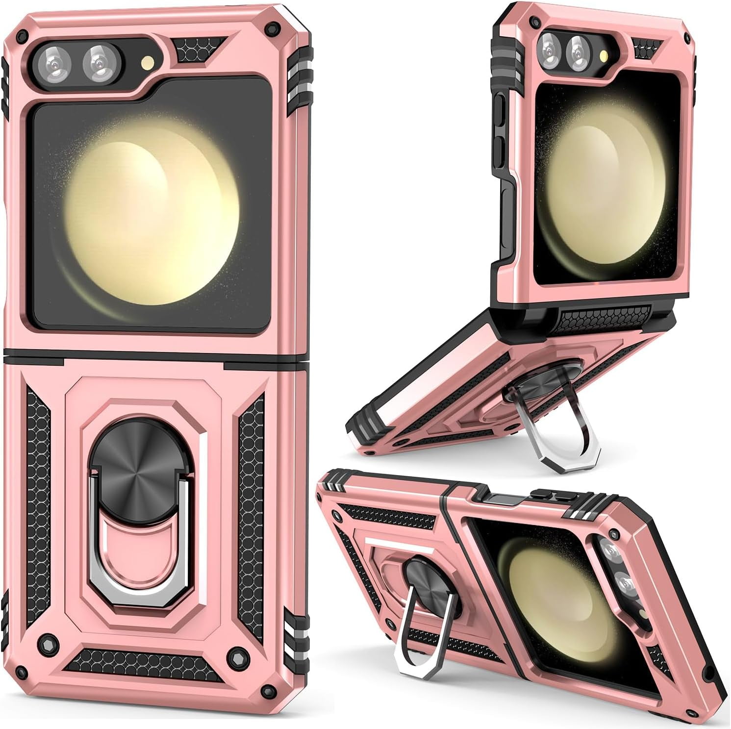 Case for Galaxy Z Flip 5 Case,Samsung Z Flip 5 Case with [Kickstand ...