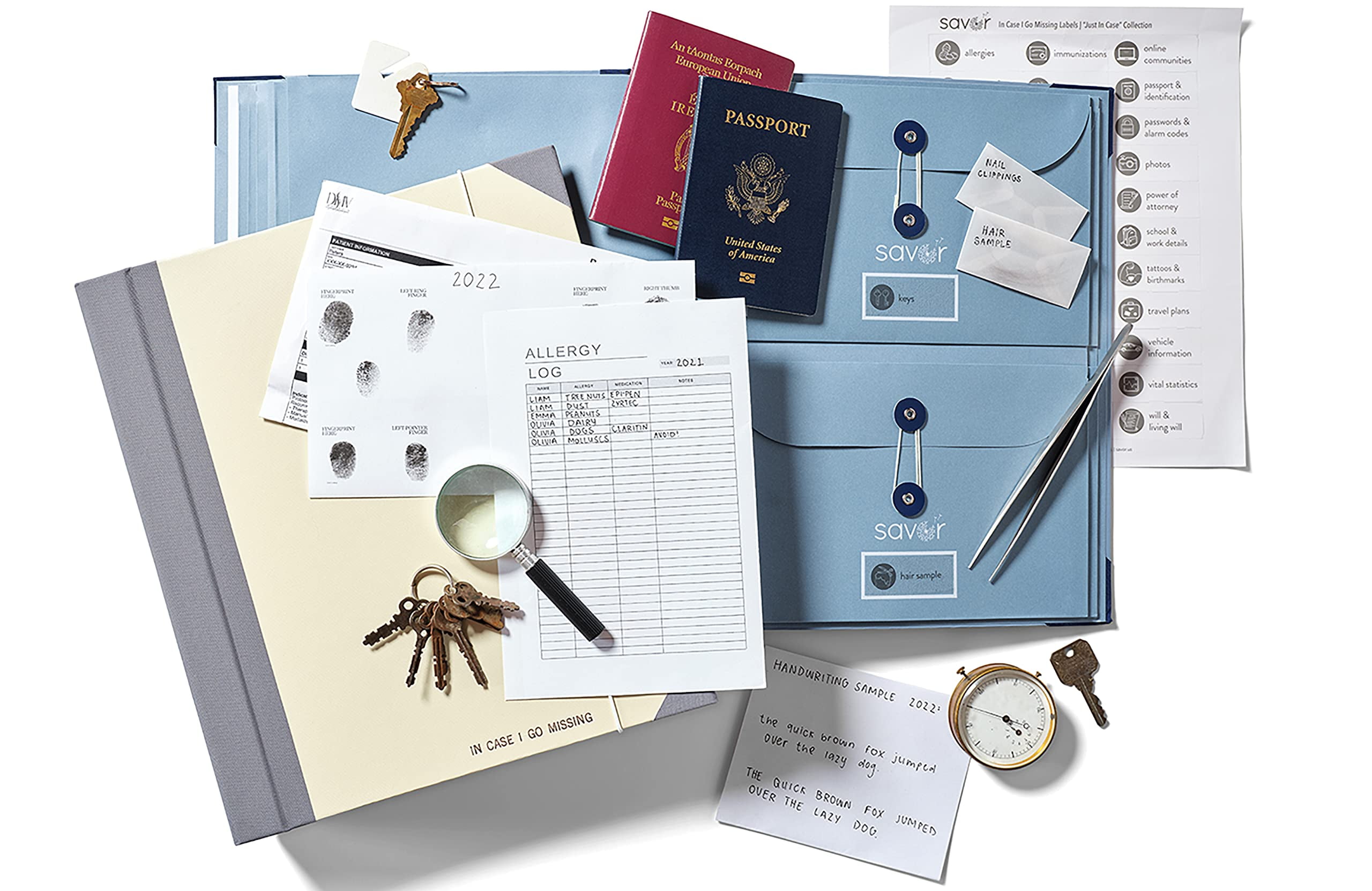 In Case Go Missing Document Binder, 2025 Updated Edition for Crime Fans ...