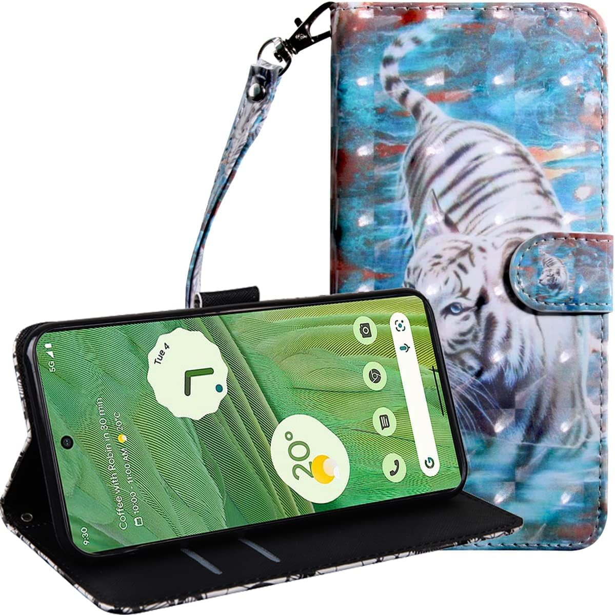 Case for Google Pixel 7 Case Wallet with Card Holders - Lovely Colorful ...