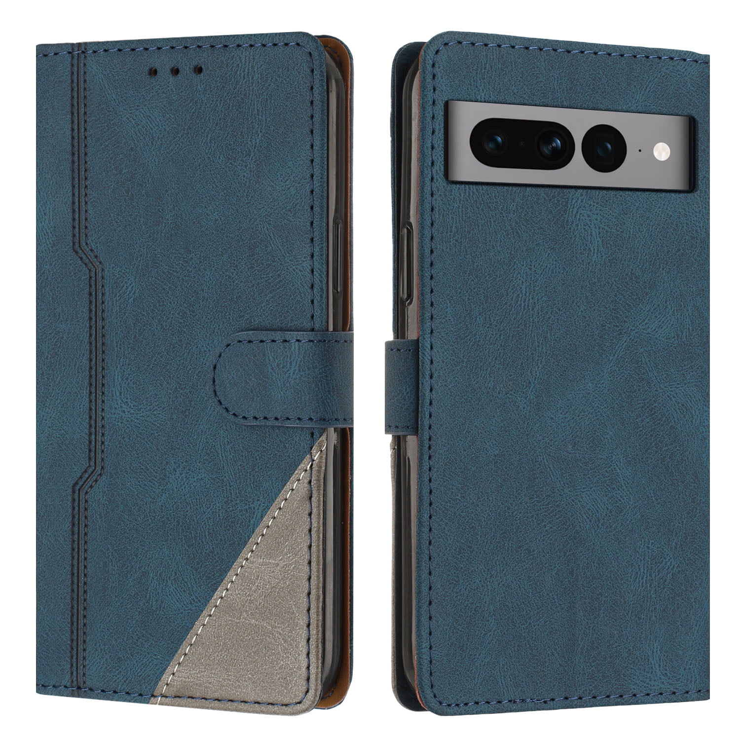 Case for Google Pixel 7 Pro, PU Leather Wallet Folio Card Holder Kickstand Shockproof Drop ...