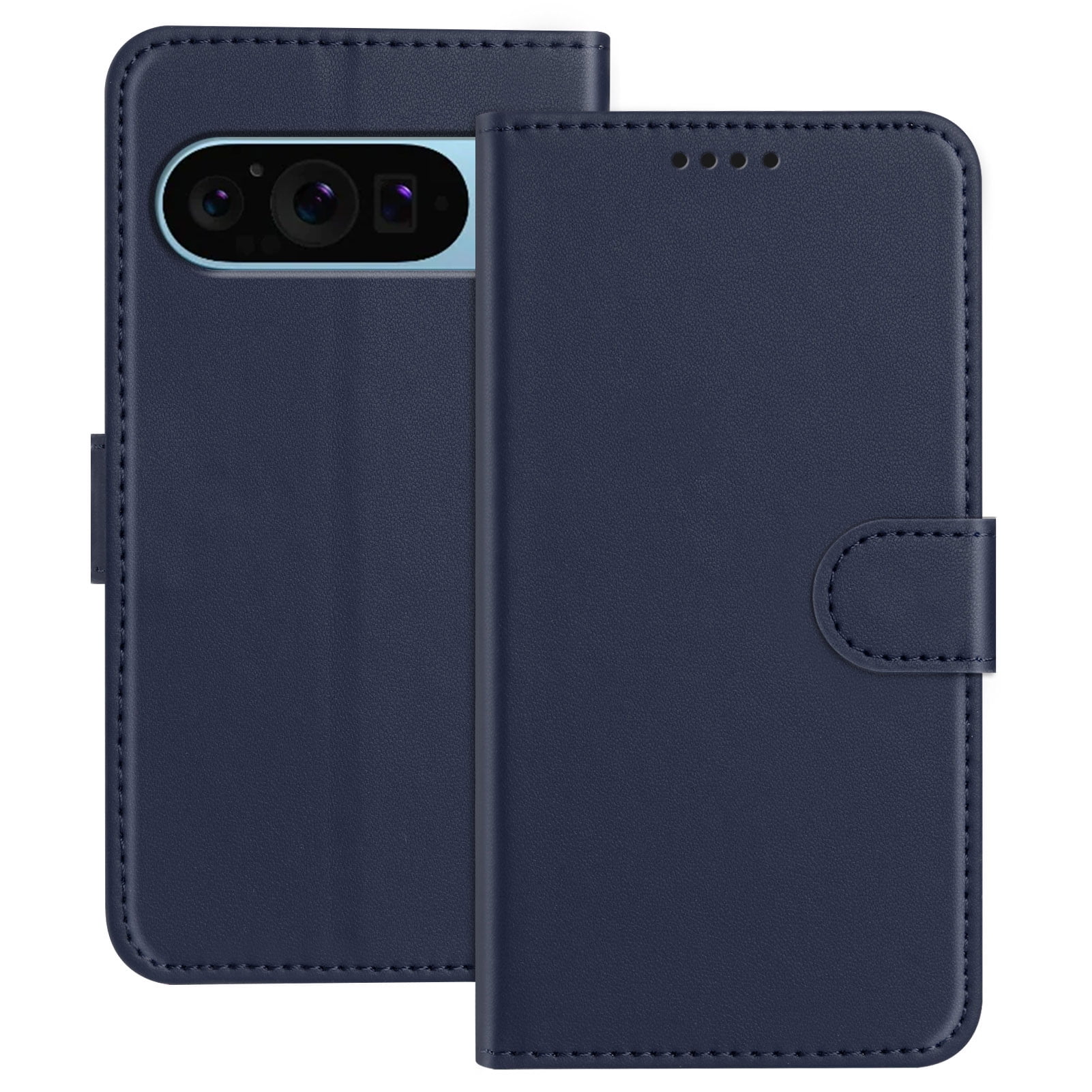 Case for Google Pixel 9 Pro XL with Credit Card Slot, Slim Luxury PU ...