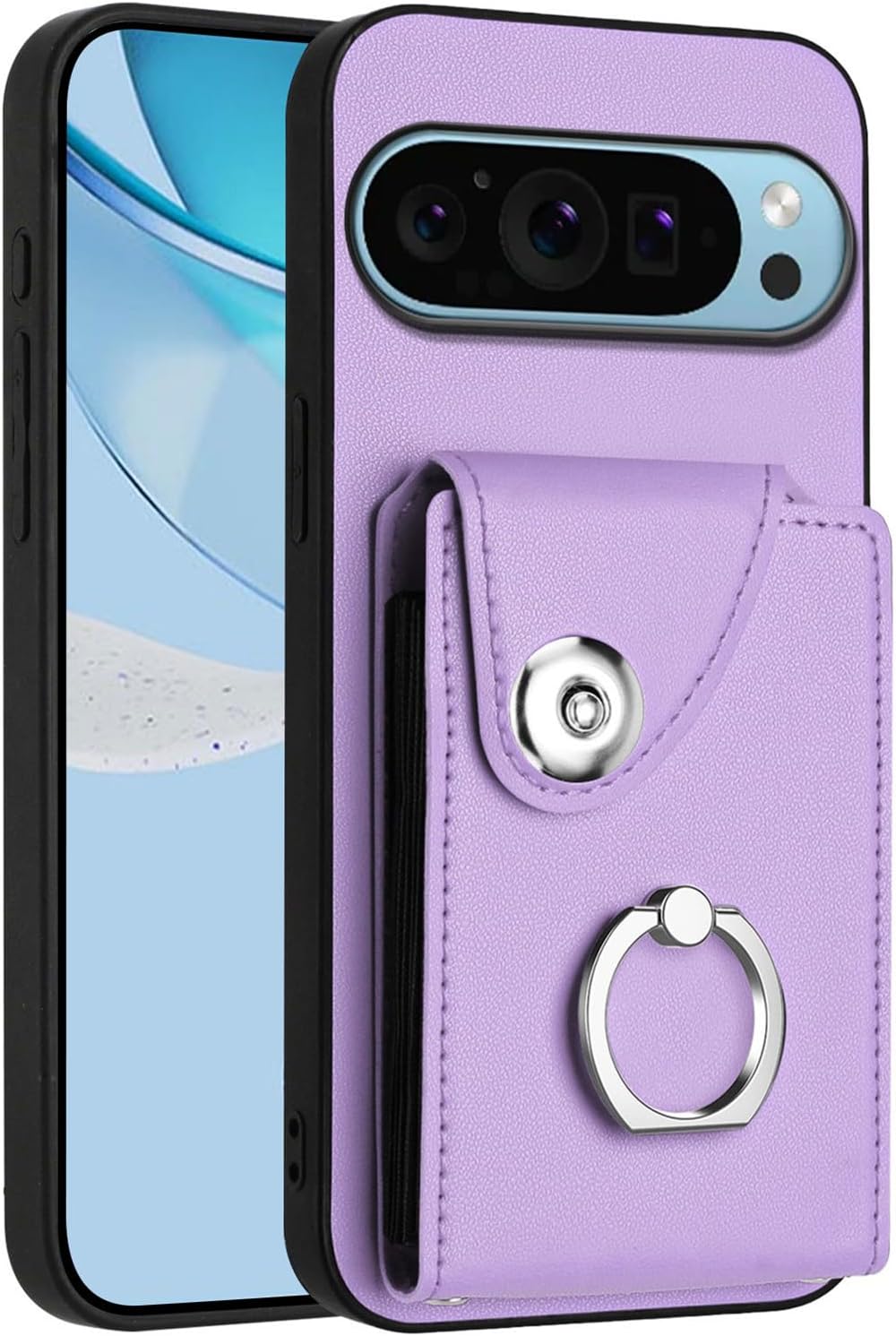 Case for Google Pixel 9 Wallet Case Women with Card Slots，with 360 ...