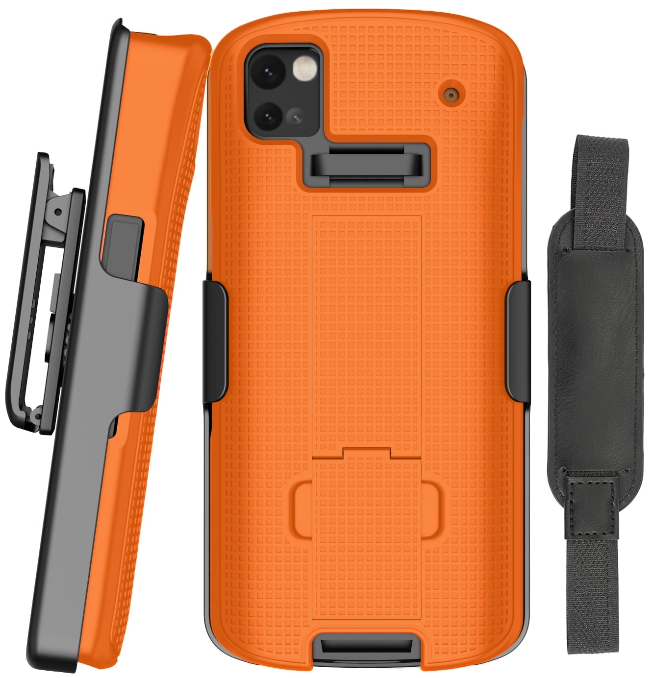 Case + Hand Strap + Belt Clip Combo for Zebra TC53 TC58 Mobile Computer ...