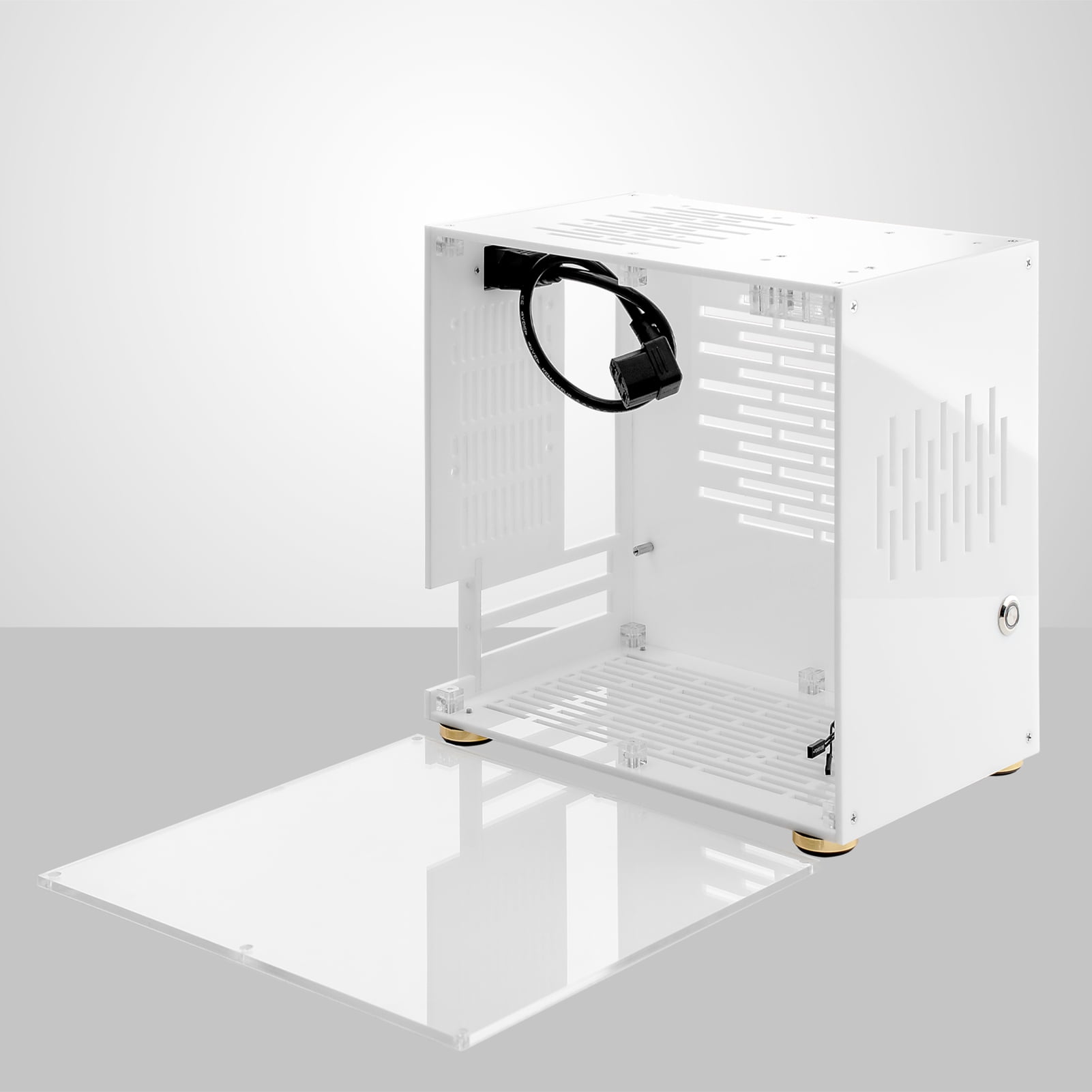 Case,Heat Dissipation Shell Pc 210mm 210mm White All-round 210mm All ...