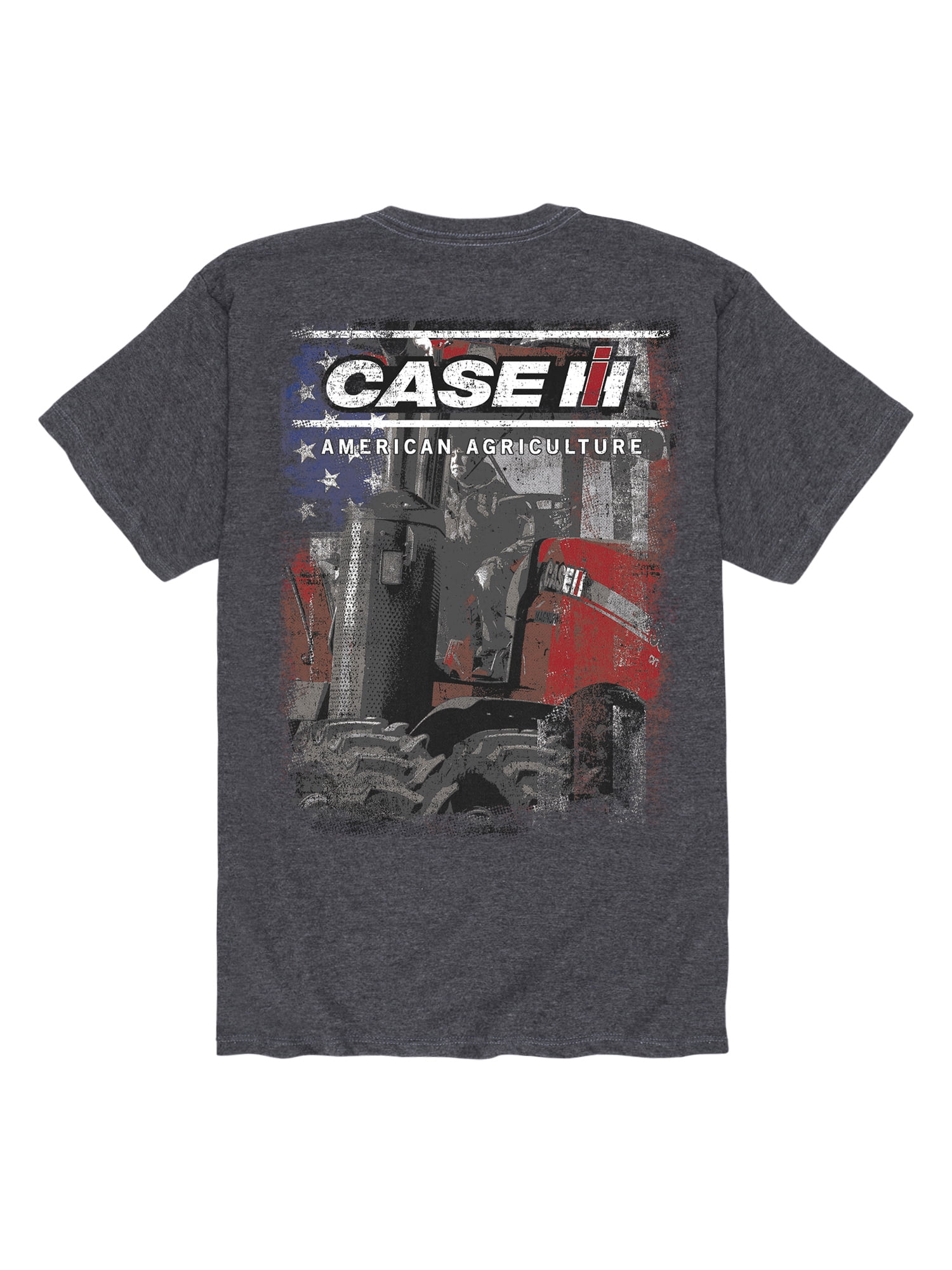 Case IH - American Flag - Men's Short Sleeve Graphic T-Shirt - Walmart.com