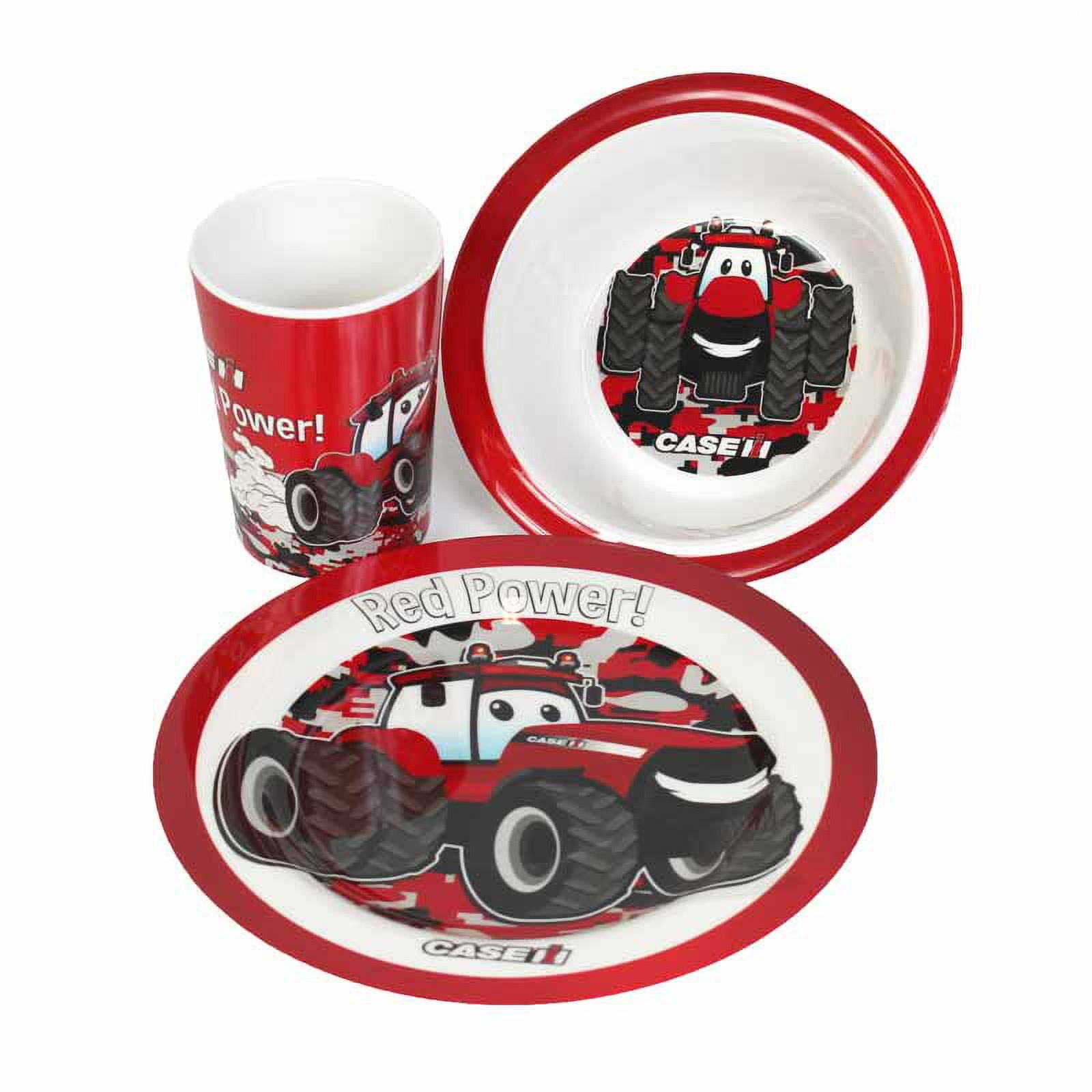 Case IH Big Red 3 Piece Dish Set MH-8901 - Walmart.com