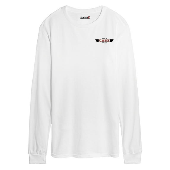 Case IH - CNH Old Abe - Men's Long Sleeve Graphic T-Shirt - Walmart.com