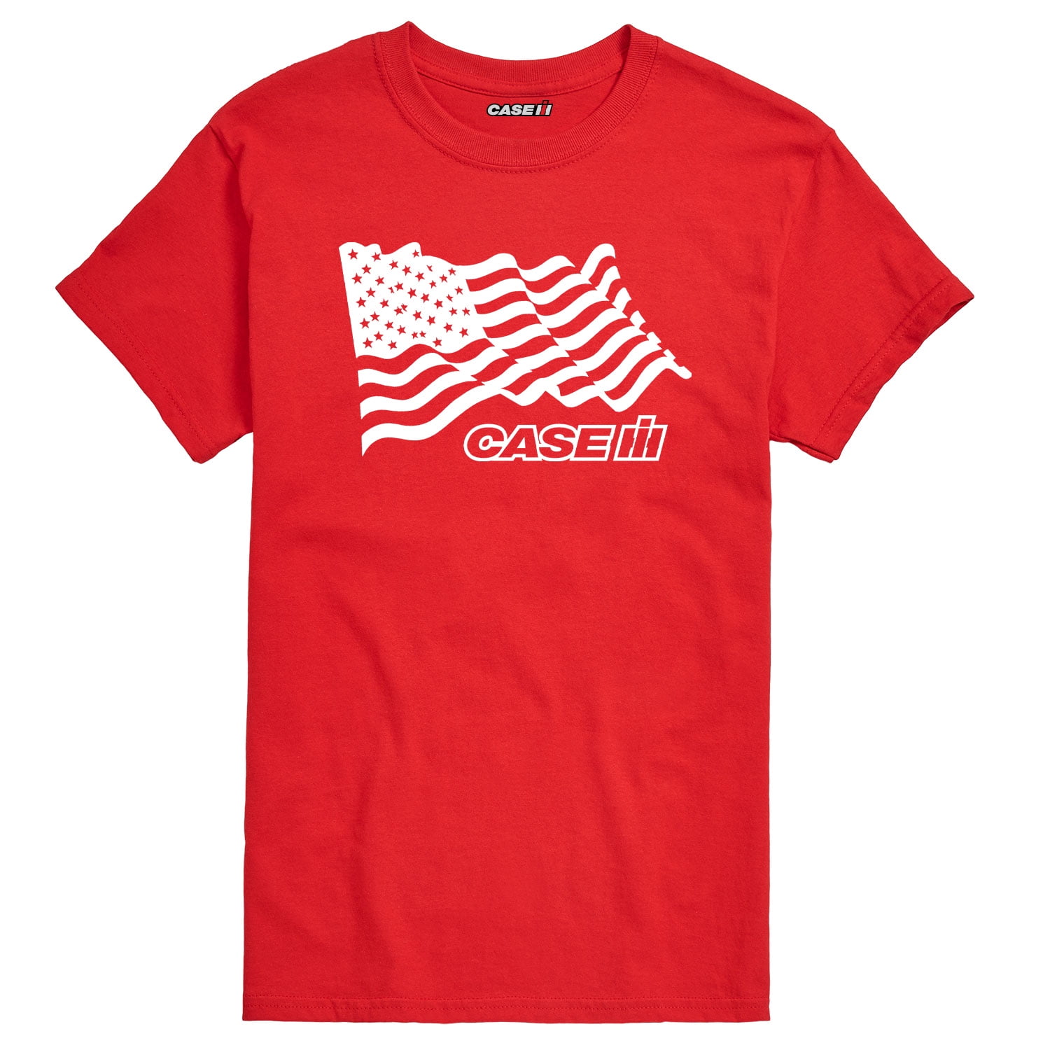 Case IH - Case Ih American Flag - Men's Short Sleeve Graphic T-Shirt ...