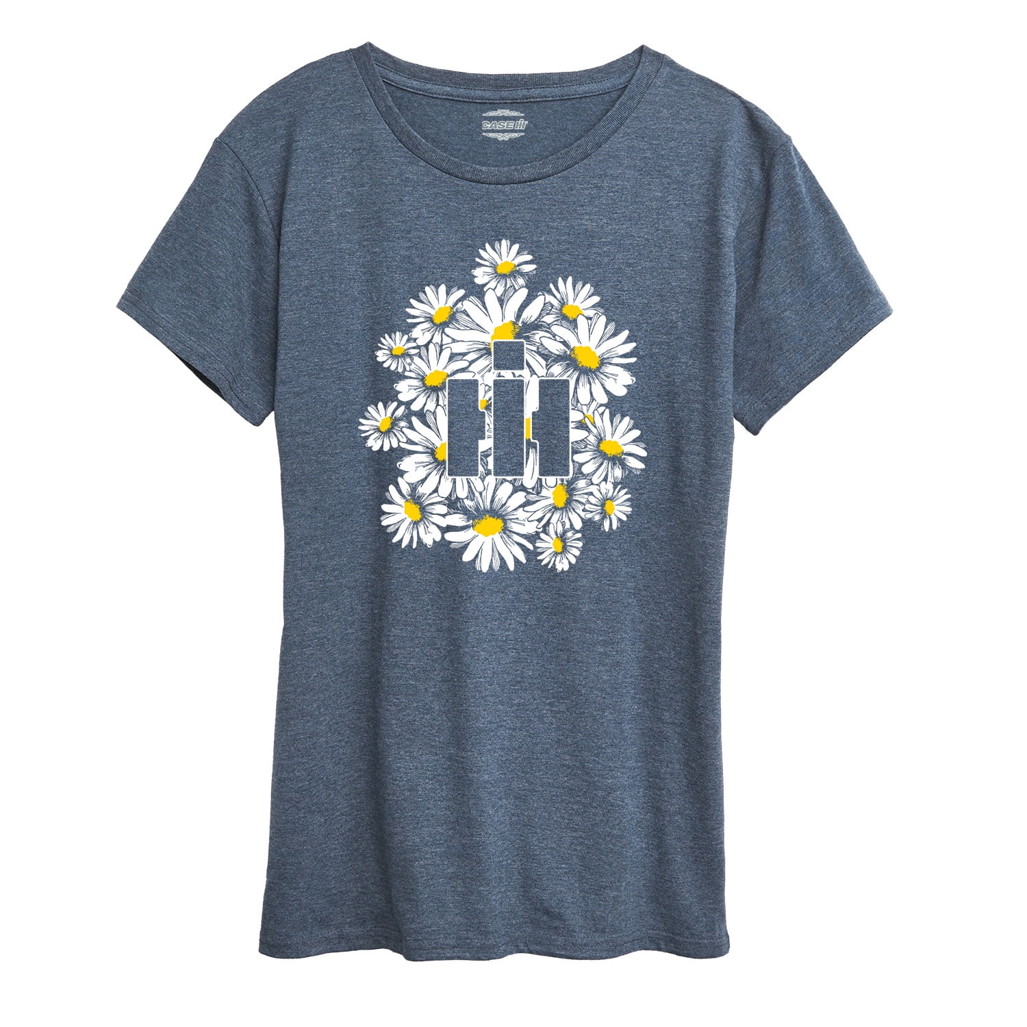 Case IH - Classic Logo Daisy Knock Out - Women's Short Sleeve Graphic T ...