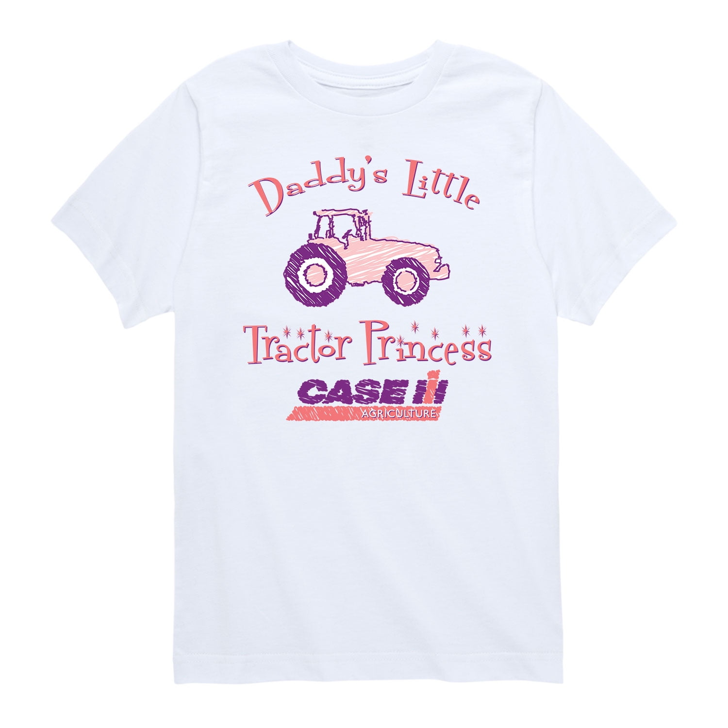 Case IH - Daddy's Little Tractor Princess - Father's Day - Youth Short ...