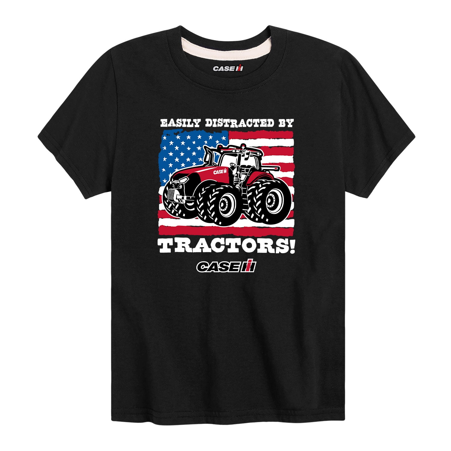 Case IH - Easily Distracted Tractors - Toddler and Youth Short Sleeve ...