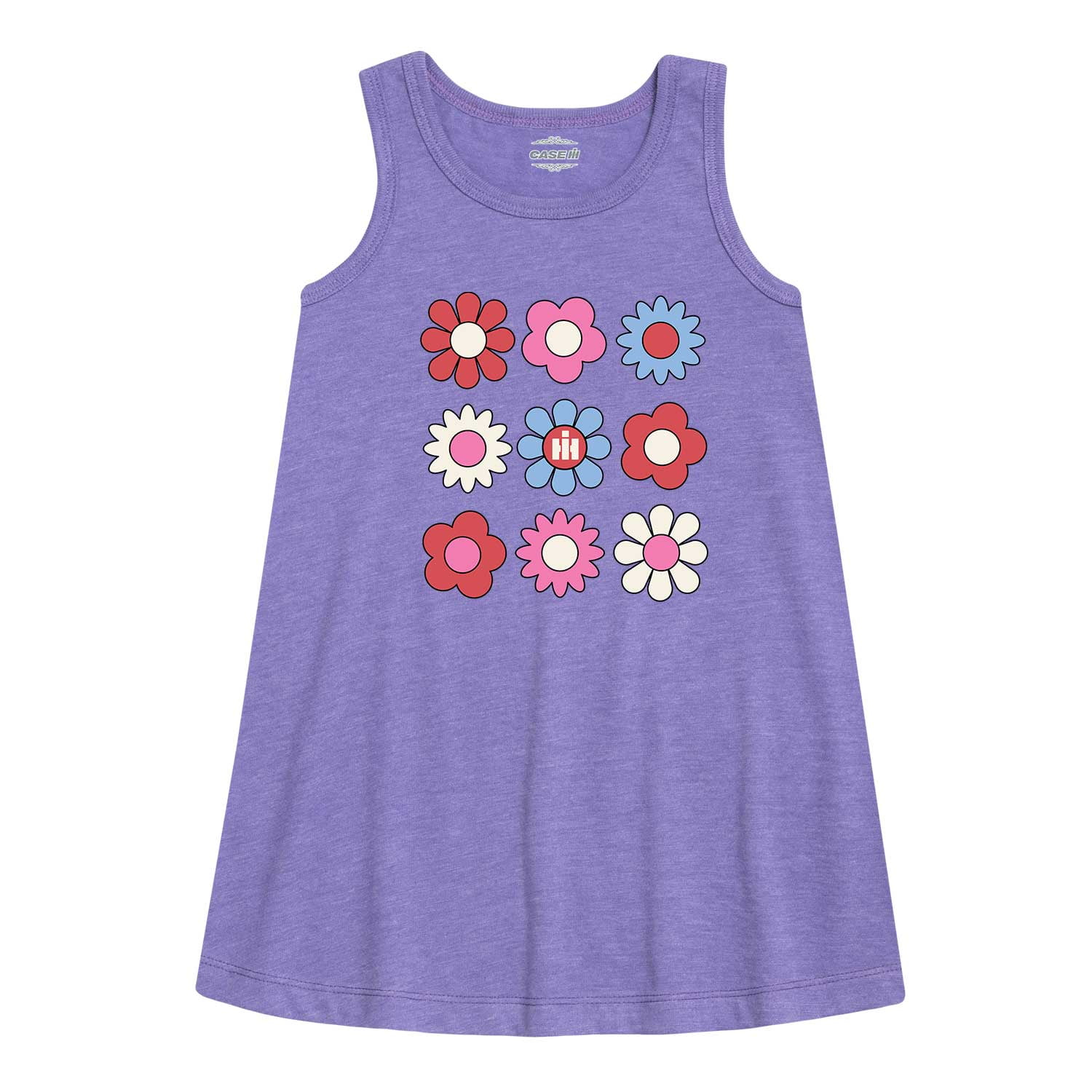Case IH - Flower Pattern - Girls Aline Dress - Walmart.com