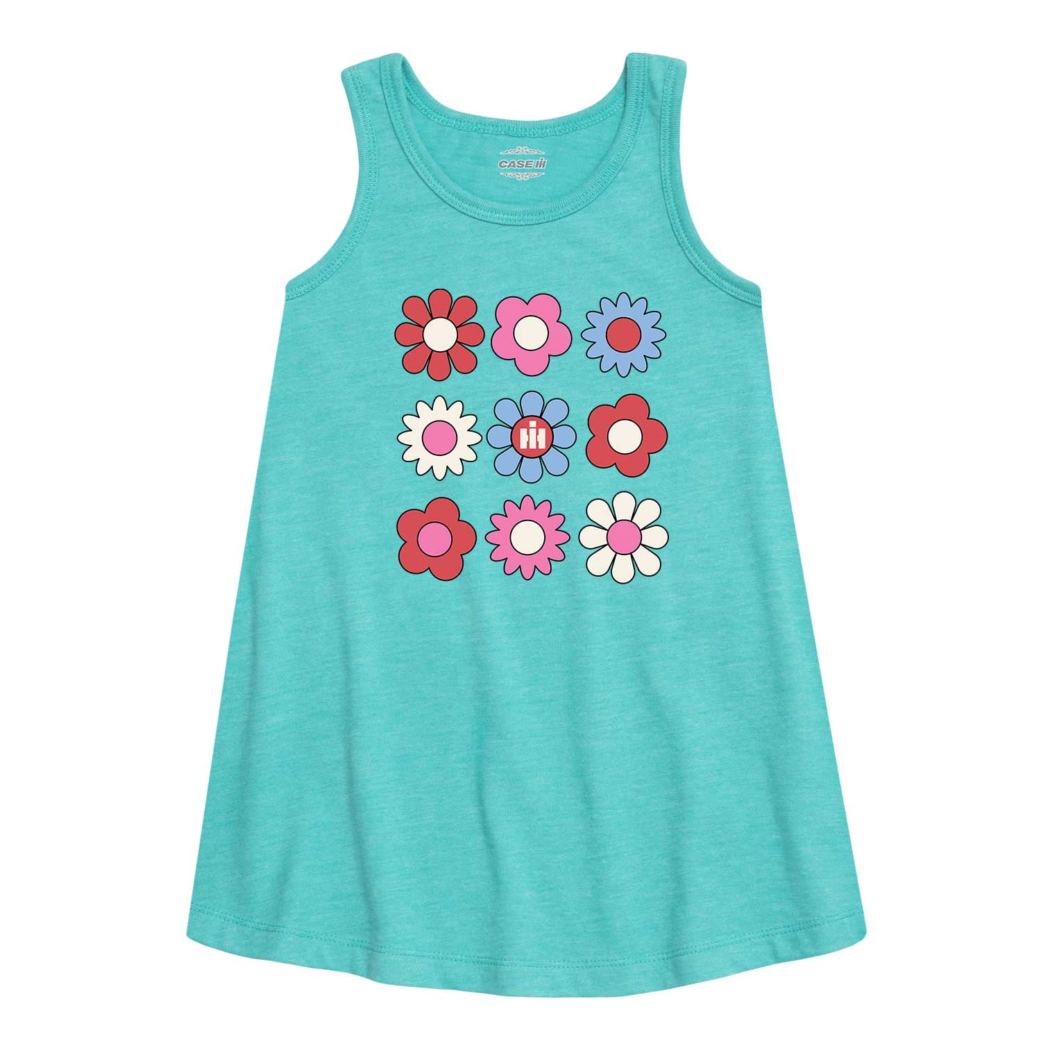 Case IH - Flower Pattern - Girls Aline Dress - Walmart.com