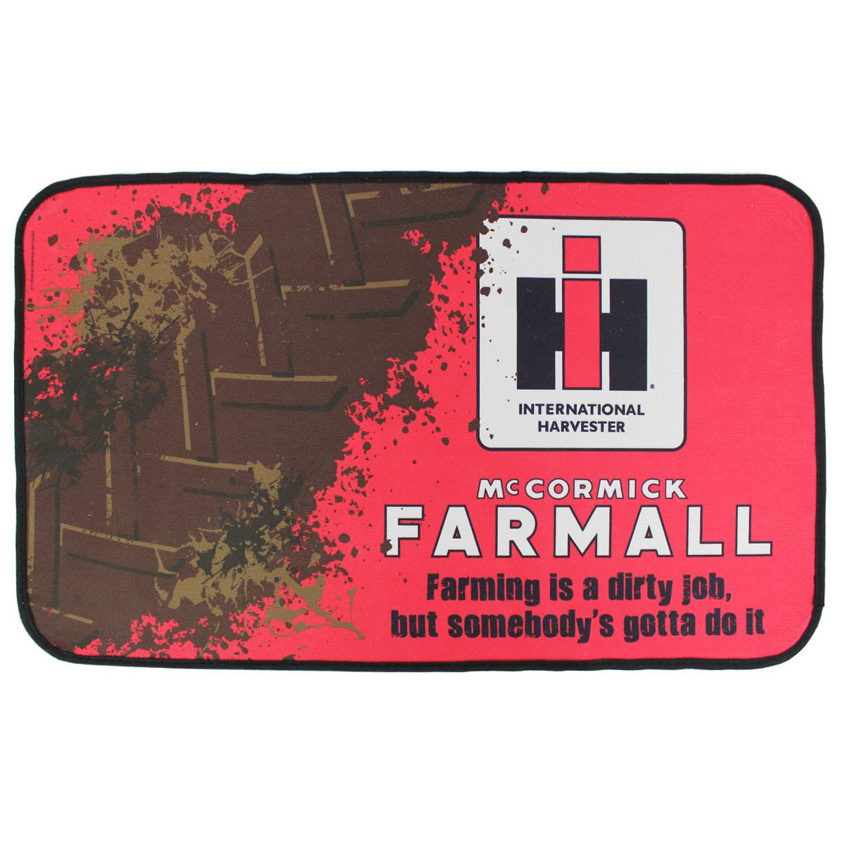 Case IH IH McCormick Farmall "Farming is a Dirty Job" Door Mat, 30in x ...