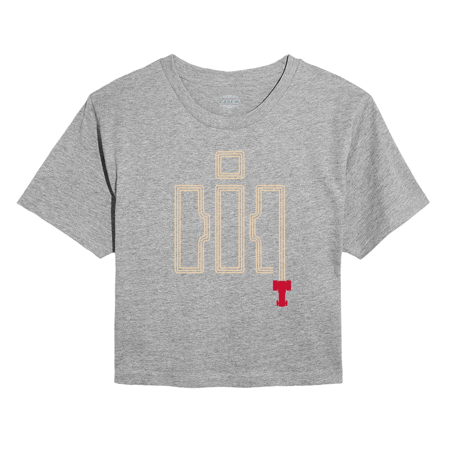 Case IH - IH Tractor Tracks - Juniors Cropped Graphic T-Shirt - Walmart.com