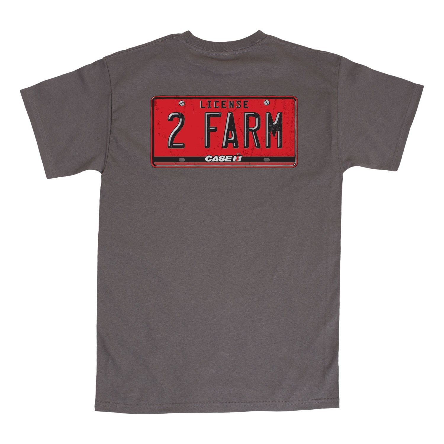 Case IH - License Plate - Men's Short Sleeve Graphic T-Shirt - Walmart.com