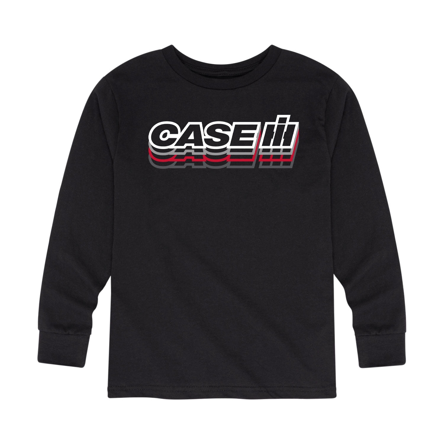Case IH Logo Repeated - Youth Long Sleeve Graphic T-Shirt - Walmart.com