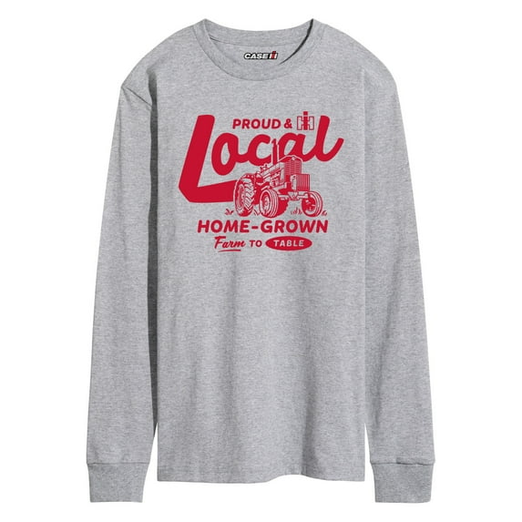 Case IH - Proud And Local IH - Men's Long Sleeve Graphic T-Shirt ...
