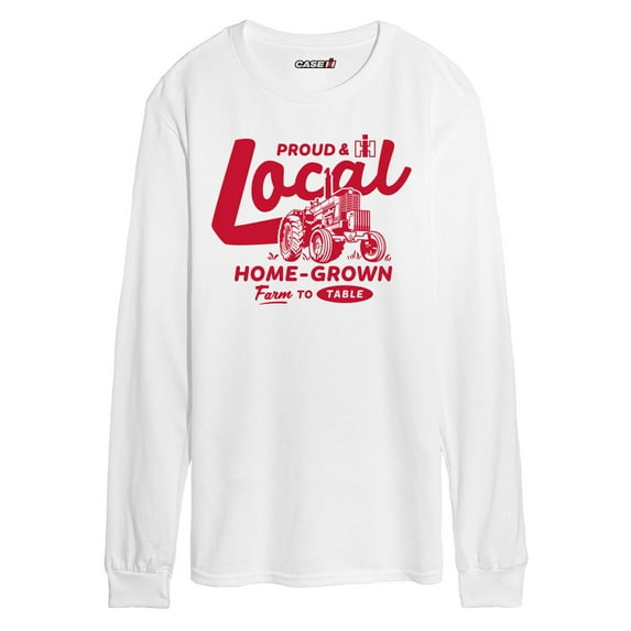 Case IH - Proud And Local IH - Men's Long Sleeve Graphic T-Shirt ...