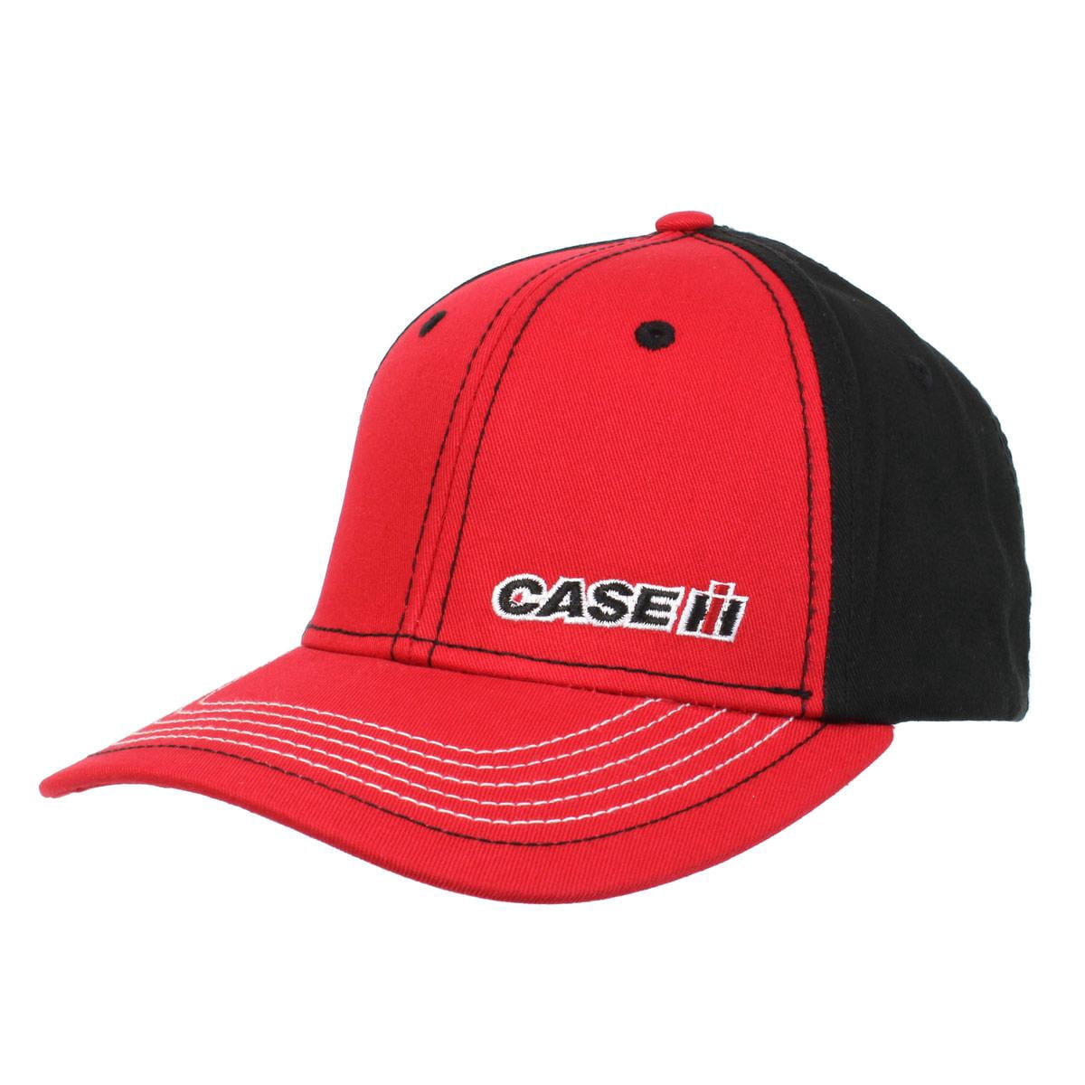 Case IH Red and Black Chino Twill Back Cap CNH11405 - Walmart.com
