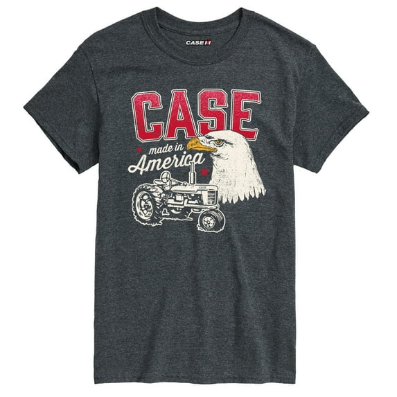 Case IH - Retro Case Old Abe And Tractor - Men's Short Sleeve Graphic T ...