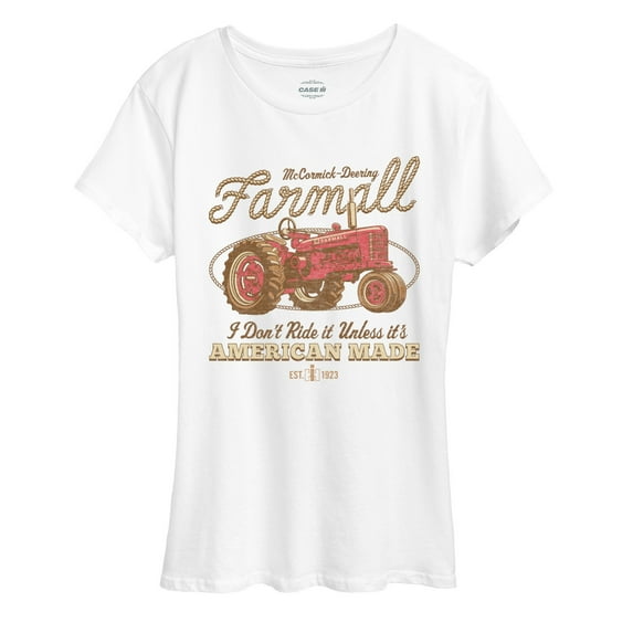 Case IH - Western Farmall American Made - Women's Short Sleeve Graphic ...