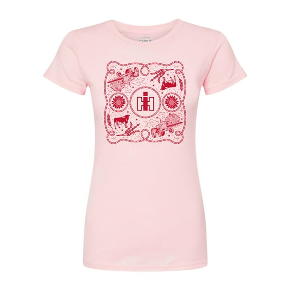 Case IH - Western IH Bandana - Juniors Fitted Graphic T-Shirt - Walmart.com