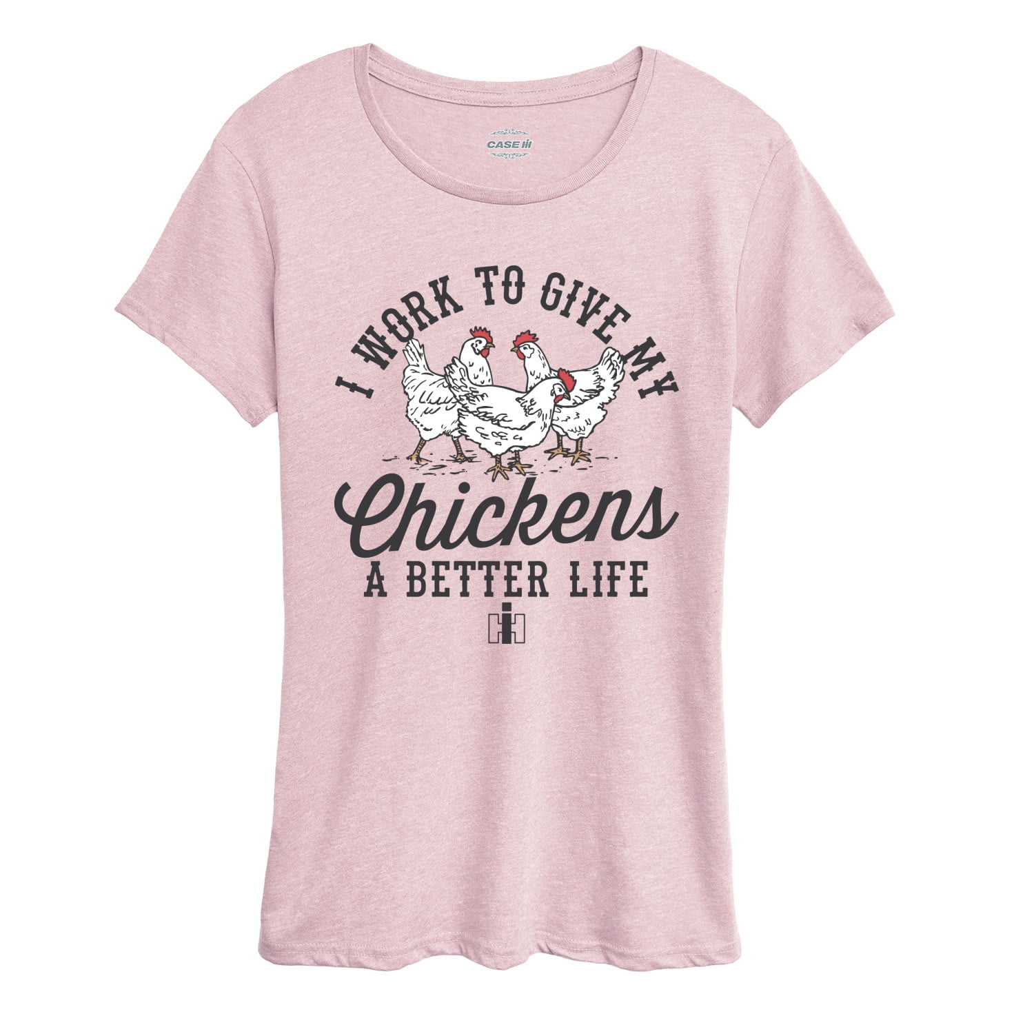 Case IH - Work For My Chickens - Women's Short Sleeve Graphic T-Shirt ...