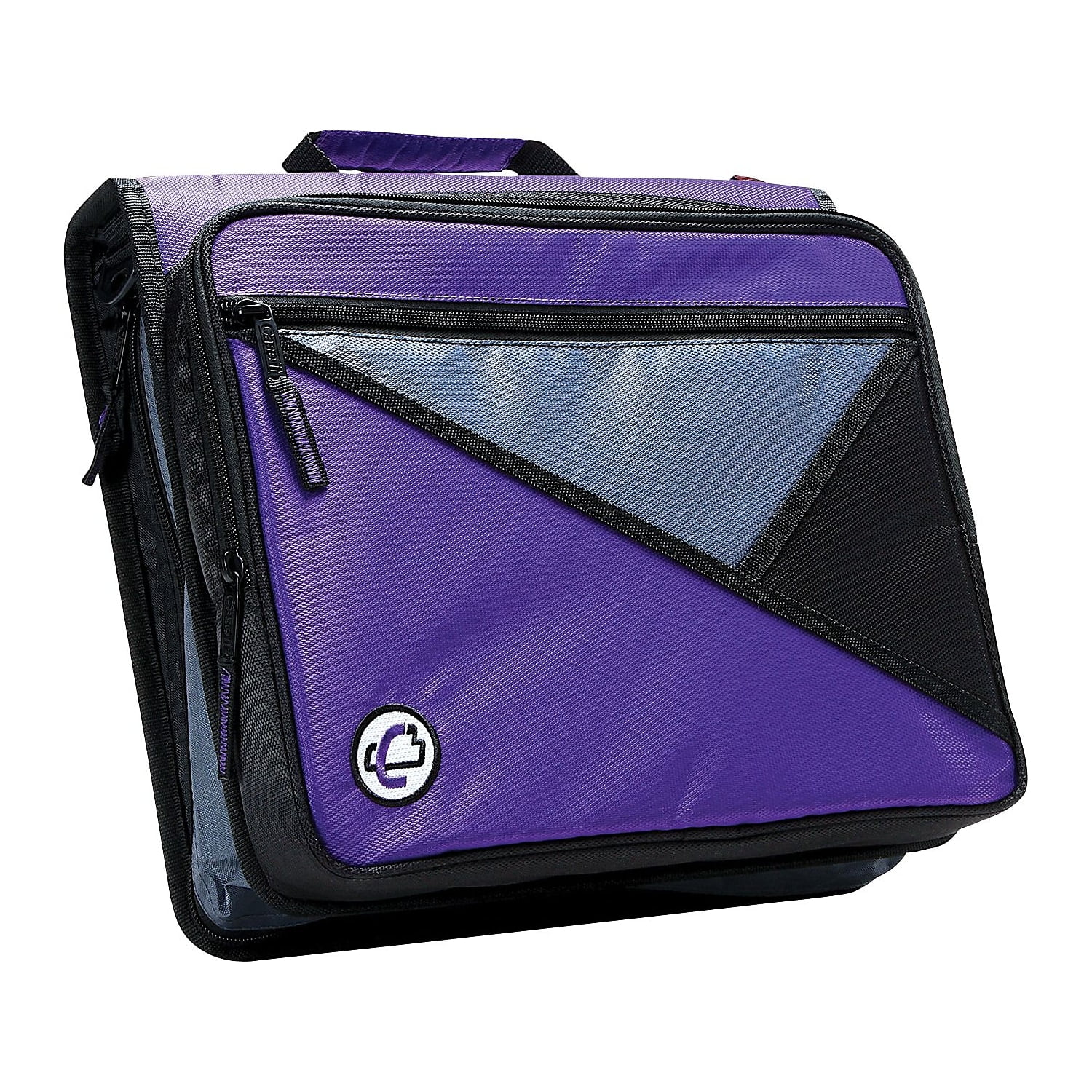 Case It 2 Purple Zipper Binder with Laptop/Tablet Pocket LT-007 ...