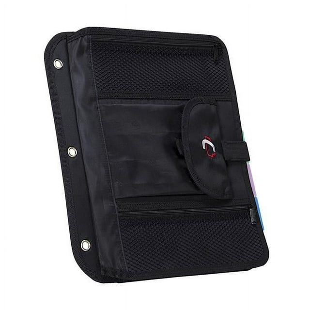 Case-It 5-Tab Binder Accessory, 5-colored tabbed, 6 pocket expanding ...