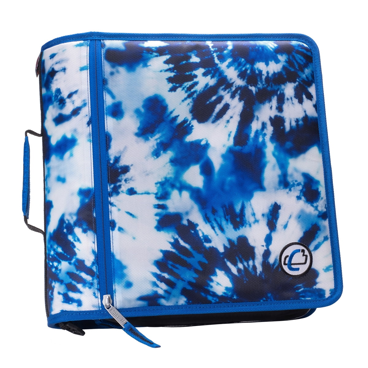 Case-It Printed Mighty Zip Tab3 ring zipper binder, 3-Inch Capacity ...