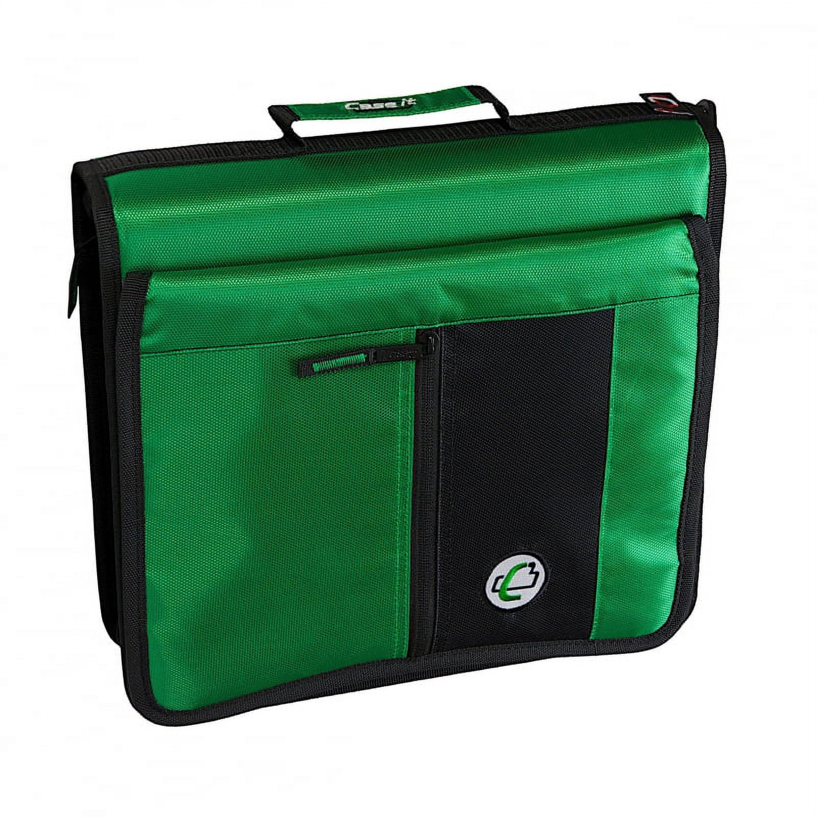 Case-It The Flip Top 2" Zipper Binder with Flap, 3-Ring Binder ...