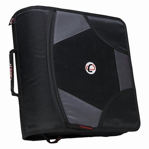 Case-It Zipper Binder with 5 Tab Files, 4 in. - Black - Walmart.com