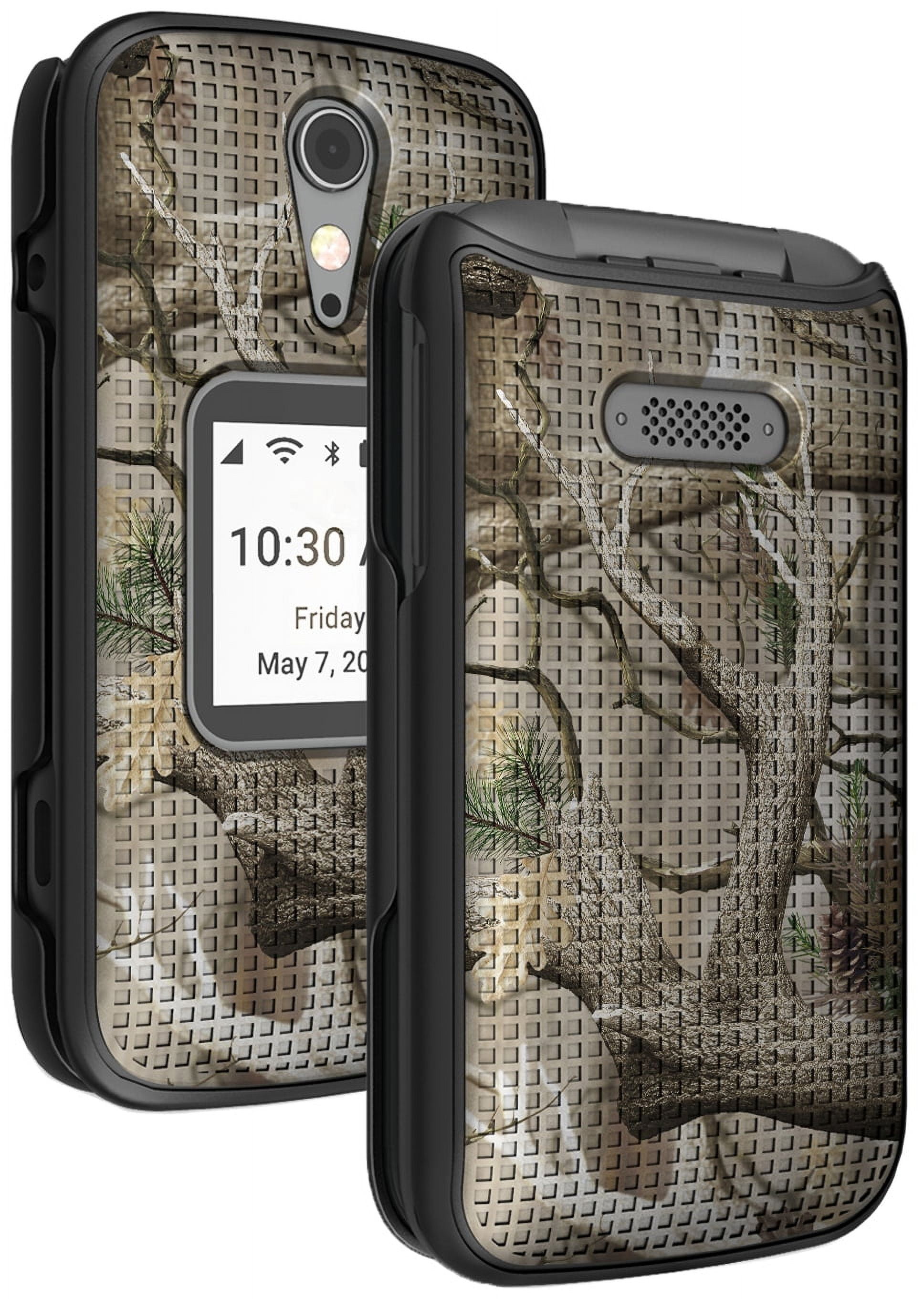 Nakedcellphone Slim Hard Shell Case, Grid Textured Cover for Jitterbug ...