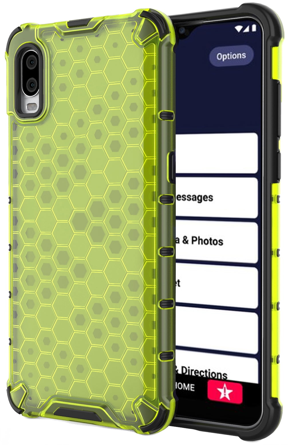Case for Jitterbug Smart3 Phone, Nakedcellphone [Honeycomb Hybrid ...
