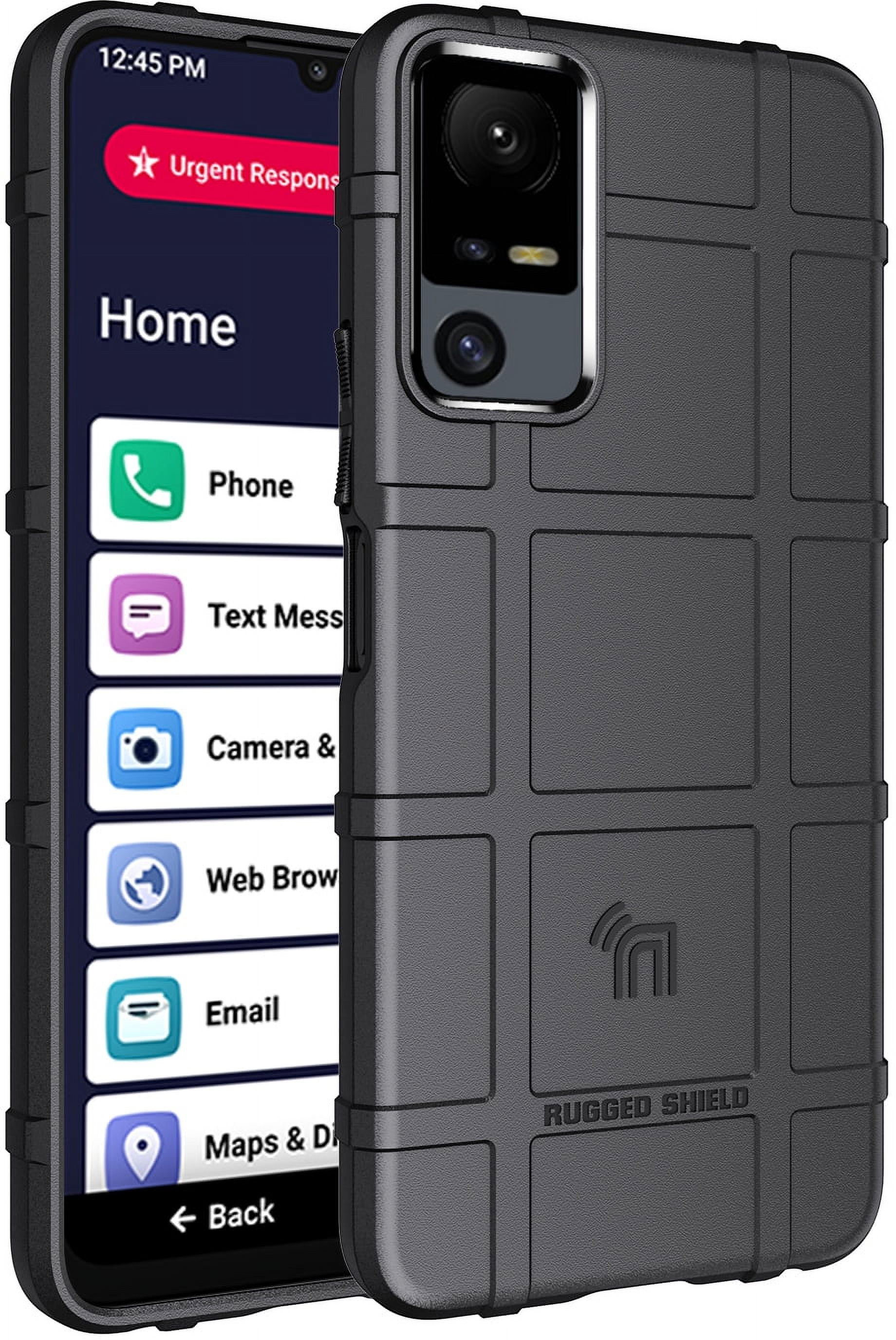 Case for Jitterbug Smart4 / TCL 40XL, Nakedcellphone Rugged Shield ...
