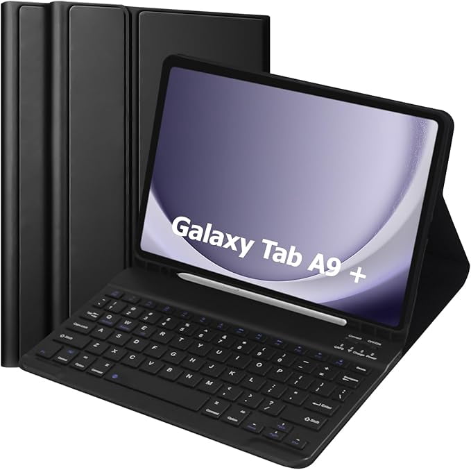 Case with Keyboard for Samsung Galaxy Tab A11 Plus/A9+ 11" 2025 /A9 ...