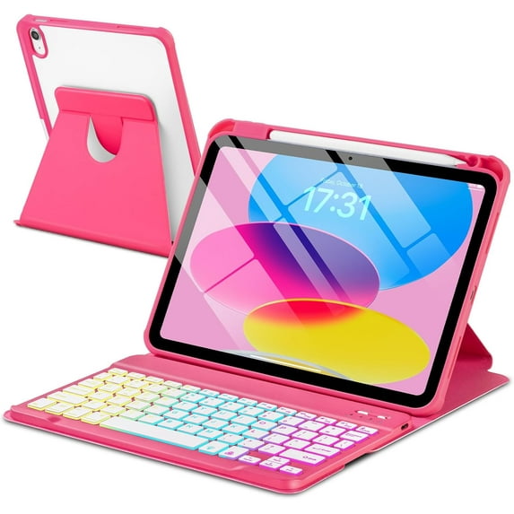 Case with Keyboard for iPad A16 11th 10th Generation 11/10.9 inch ...