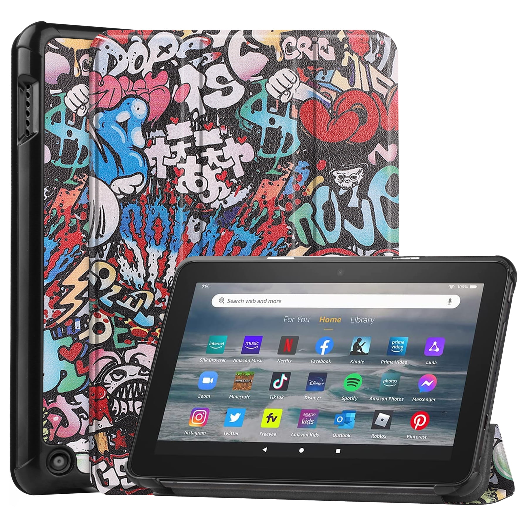Case for Kindle Fire 7 Tablet 12th Generation, 2022 Release,Fire 7 ...