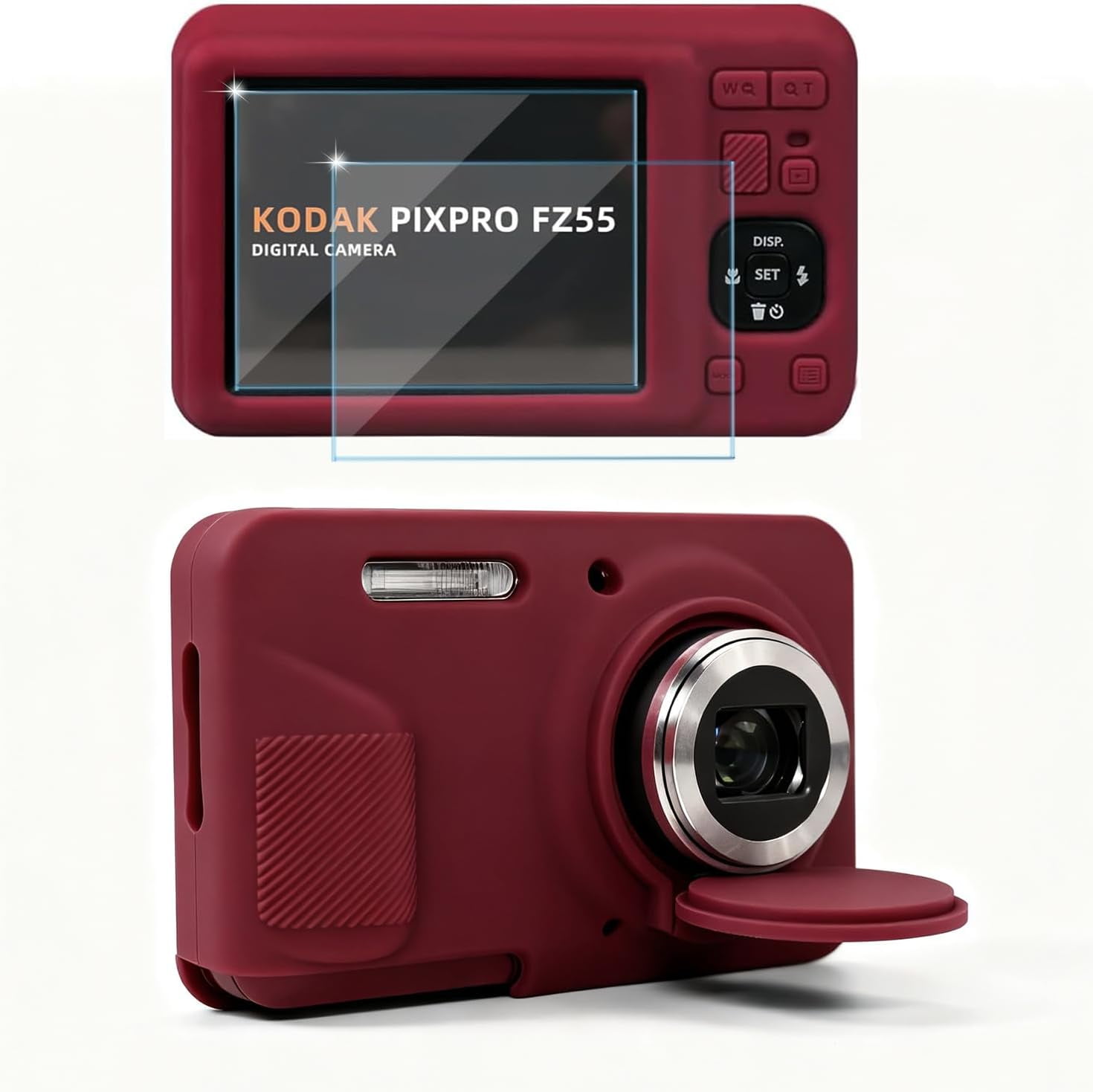 Case for Kodak PIX FZ55 Digital Camera Accessories, Soft Silicone ...