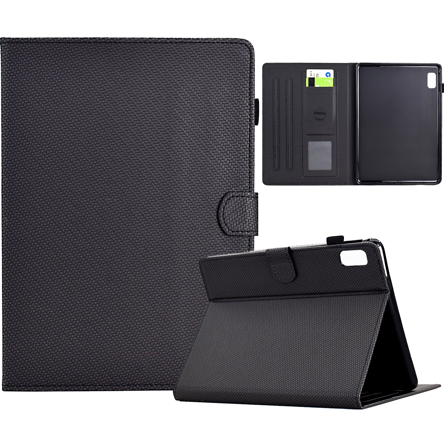 Case for Lenovo Tab M9 9.0" 2023, Carbon Fiber Pattern Premium PU ...