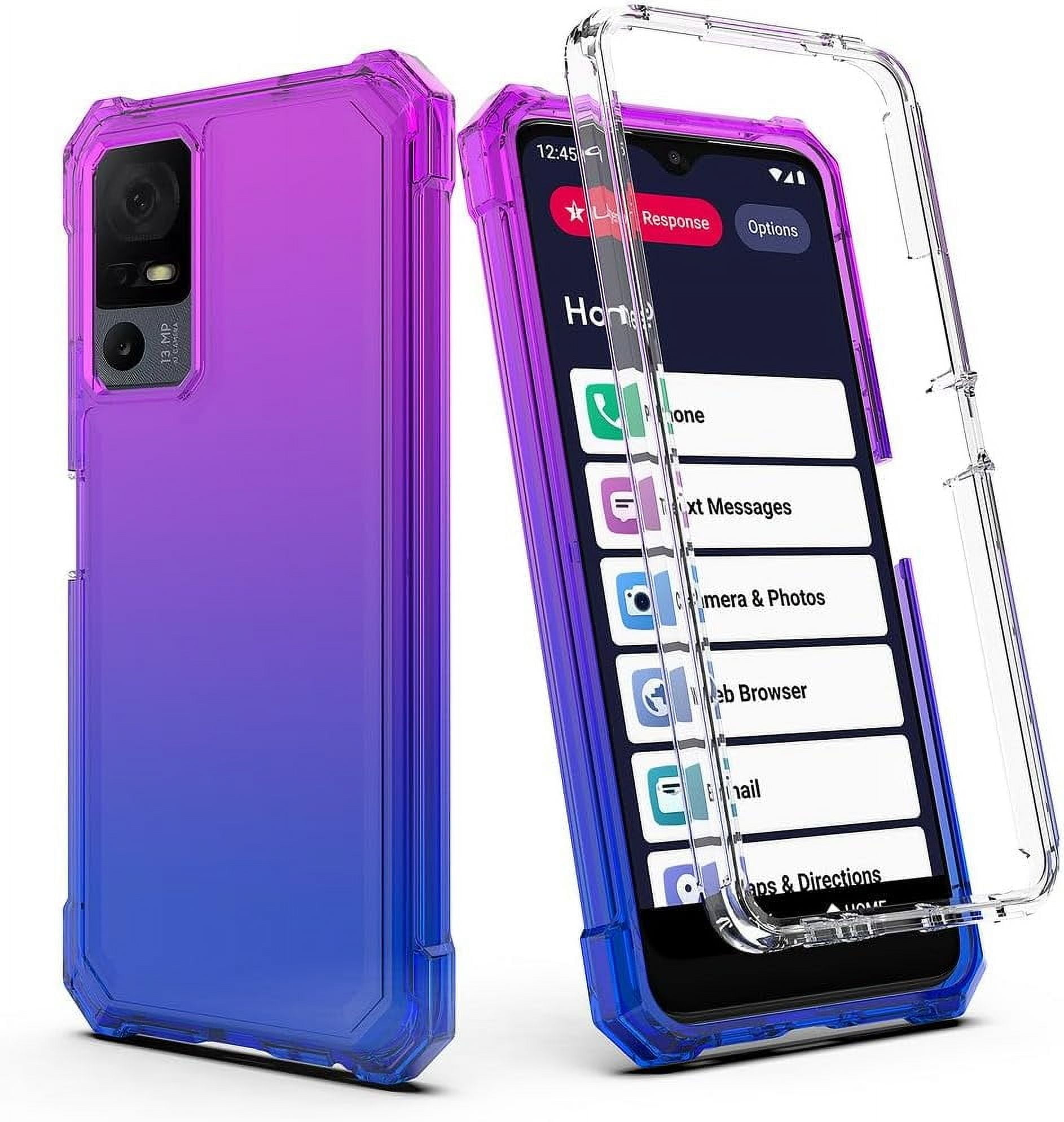 Case for Lively Jitterbug Smart 4/ TCL 40 XL / TCL 40T [Tempered Glass ...